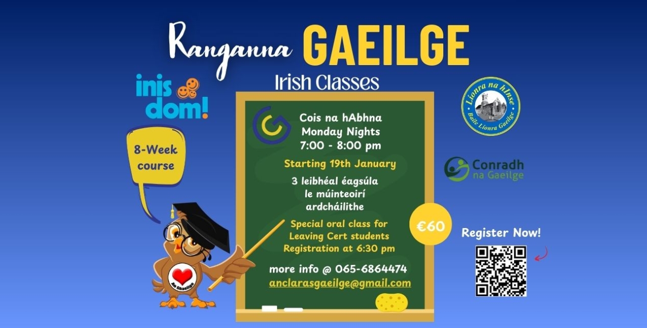 An Clár as Gaeilge - Irish Classes